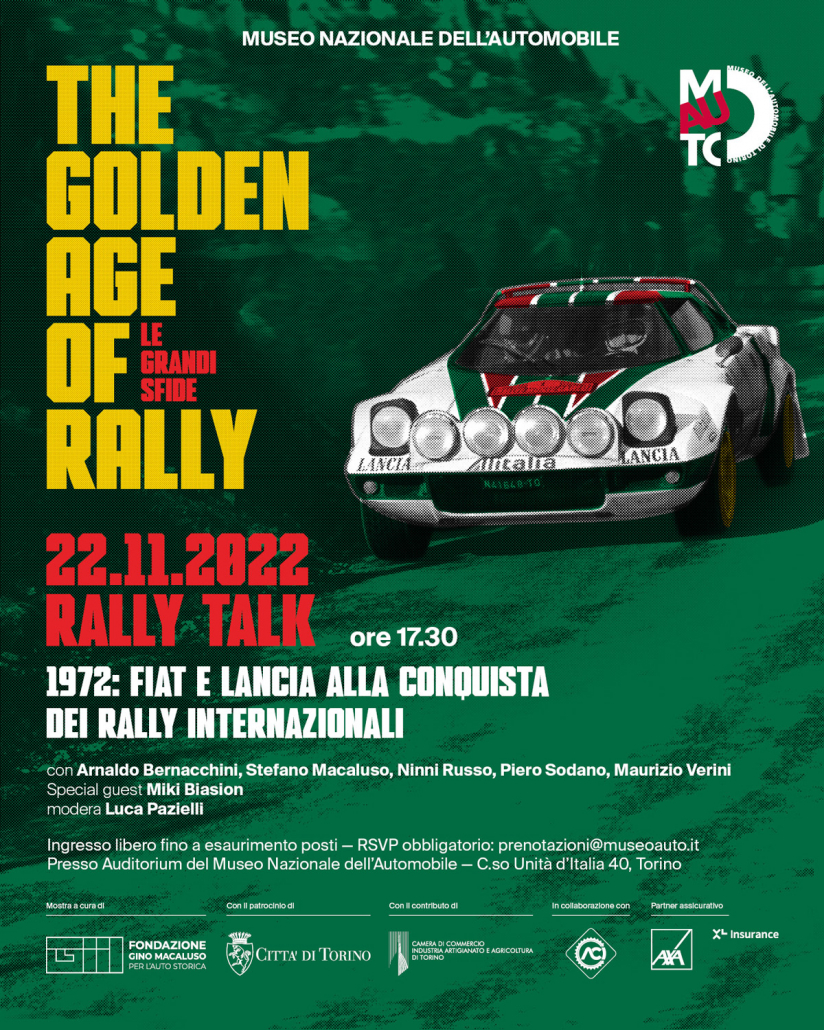 The Golden Age of Rally al MAUTO il 22 movembre - Autologia